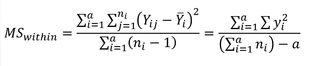 ANOVA